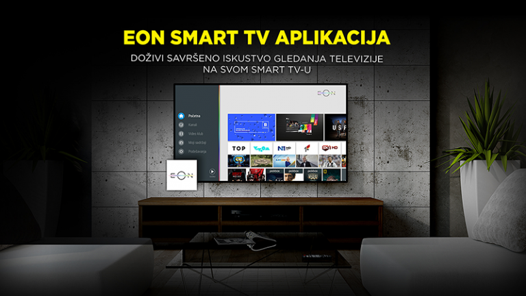 EON - jedina televizija preko Smart TV aplikacije - Telemach CG