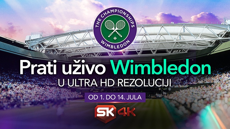 Wimbledon u ultra HD rezoluciji na Sport Klubu | Telemach CG