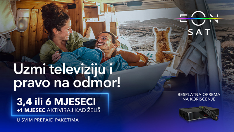 EON SAT Light sezonska ponuda TV paketa | Telemach CG